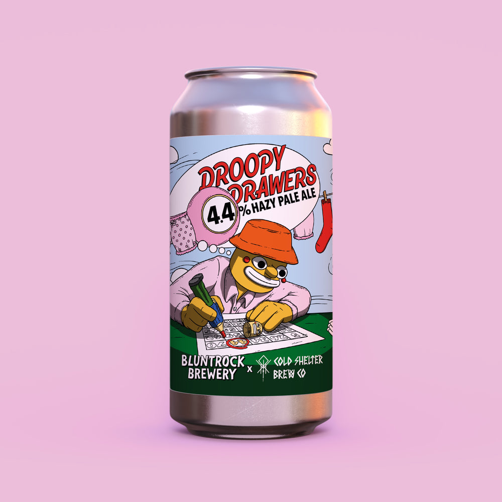 Droopy Drawers - 4.4% Pale Ale - 440ml – Bluntrock Brewery