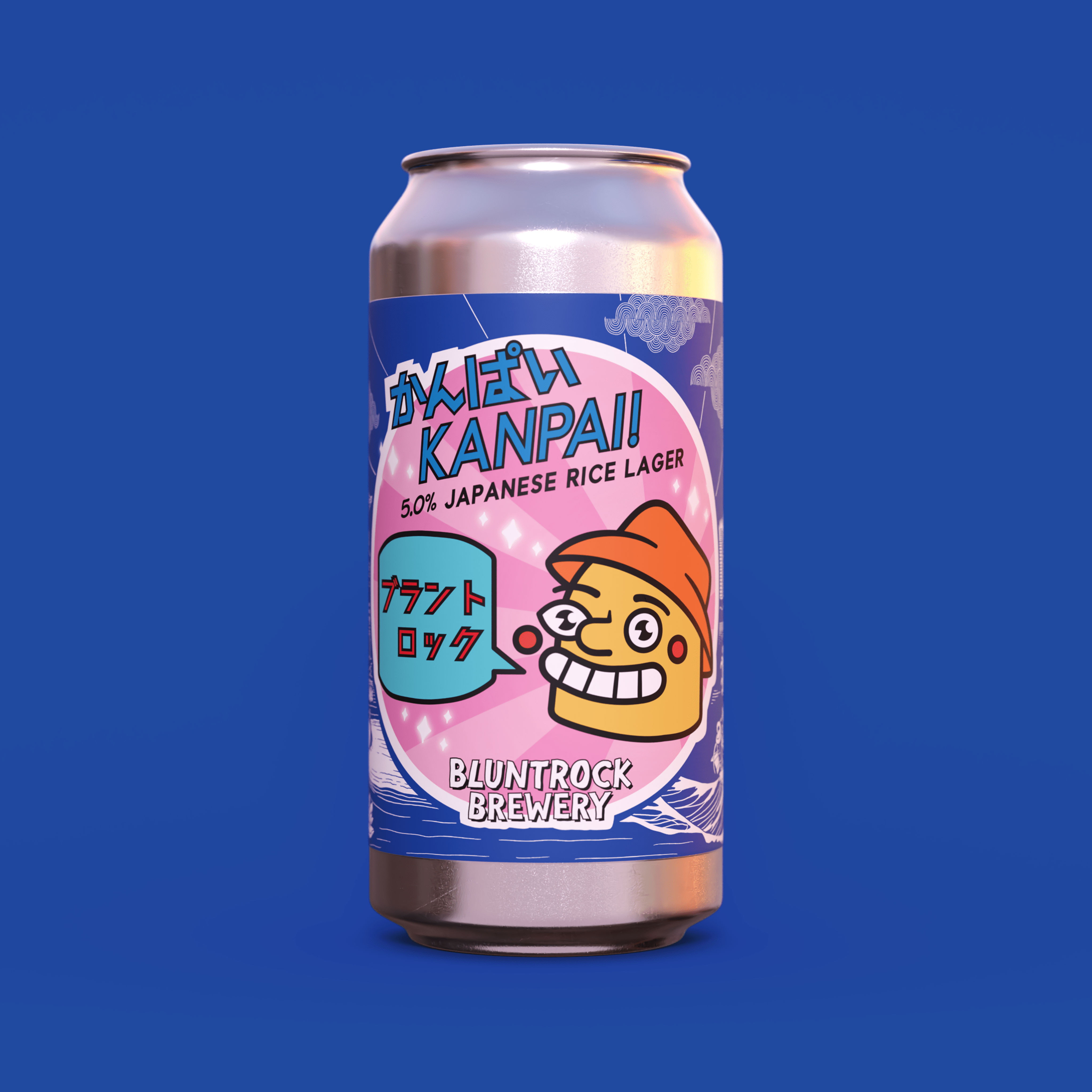 Kanpai - 5% Japanese Rice Lager - 440ml – Bluntrock Brewery